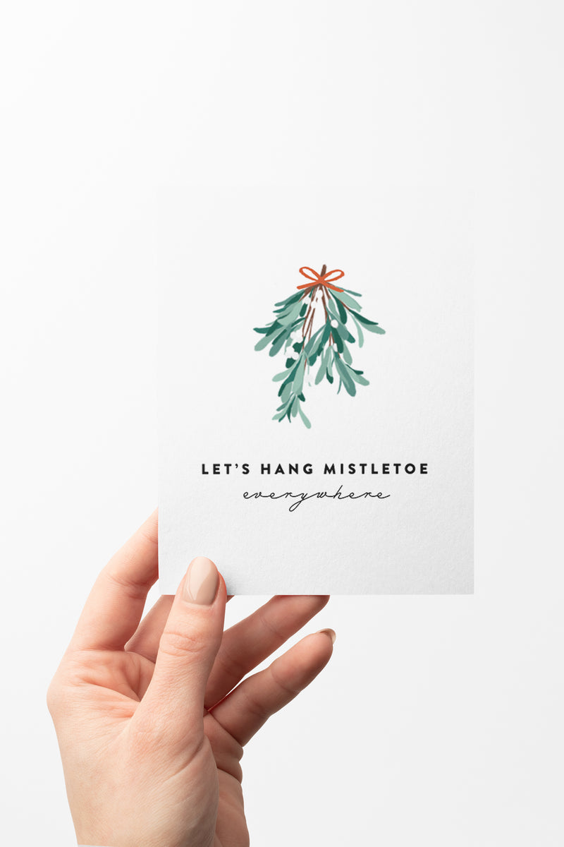Mistletoe Holiday Card – Joy Paper Co.
