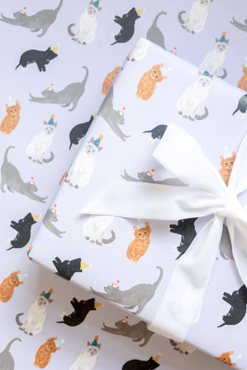 Party Cats Wrapping Paper – Joy Paper Co.