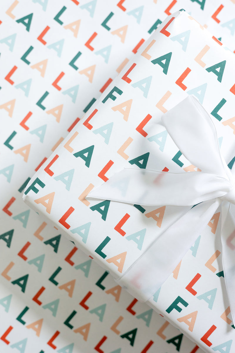 FA LA LA Holiday Wrapping Paper – Joy Paper Co.