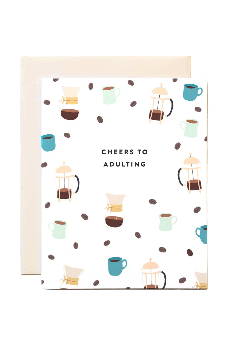 CHEERS TO ADULTING CARD – Joy Paper Co.