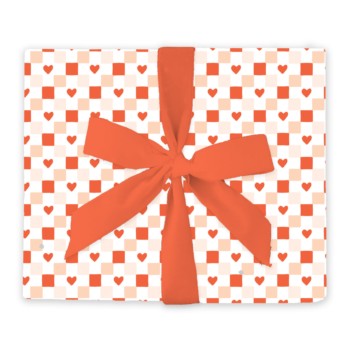 Heart Checkered Pattern Wrapping Paper – Joy Paper Co.