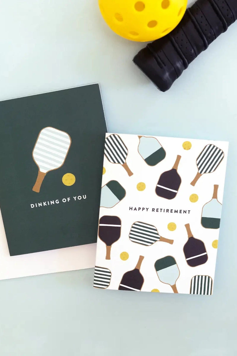 'Happy Retirement' Pickleball Card – Joy Paper Co.