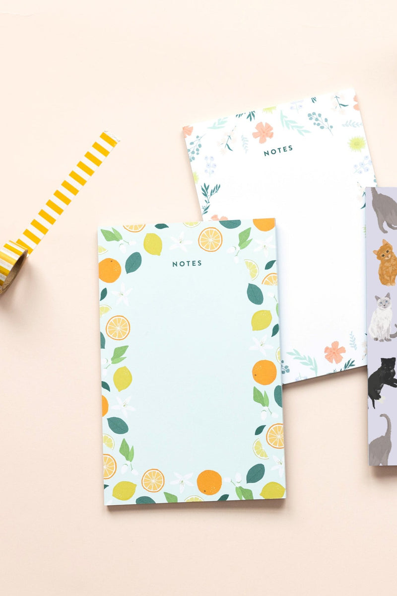 Floral Notes Notepad – Joy Paper Co.