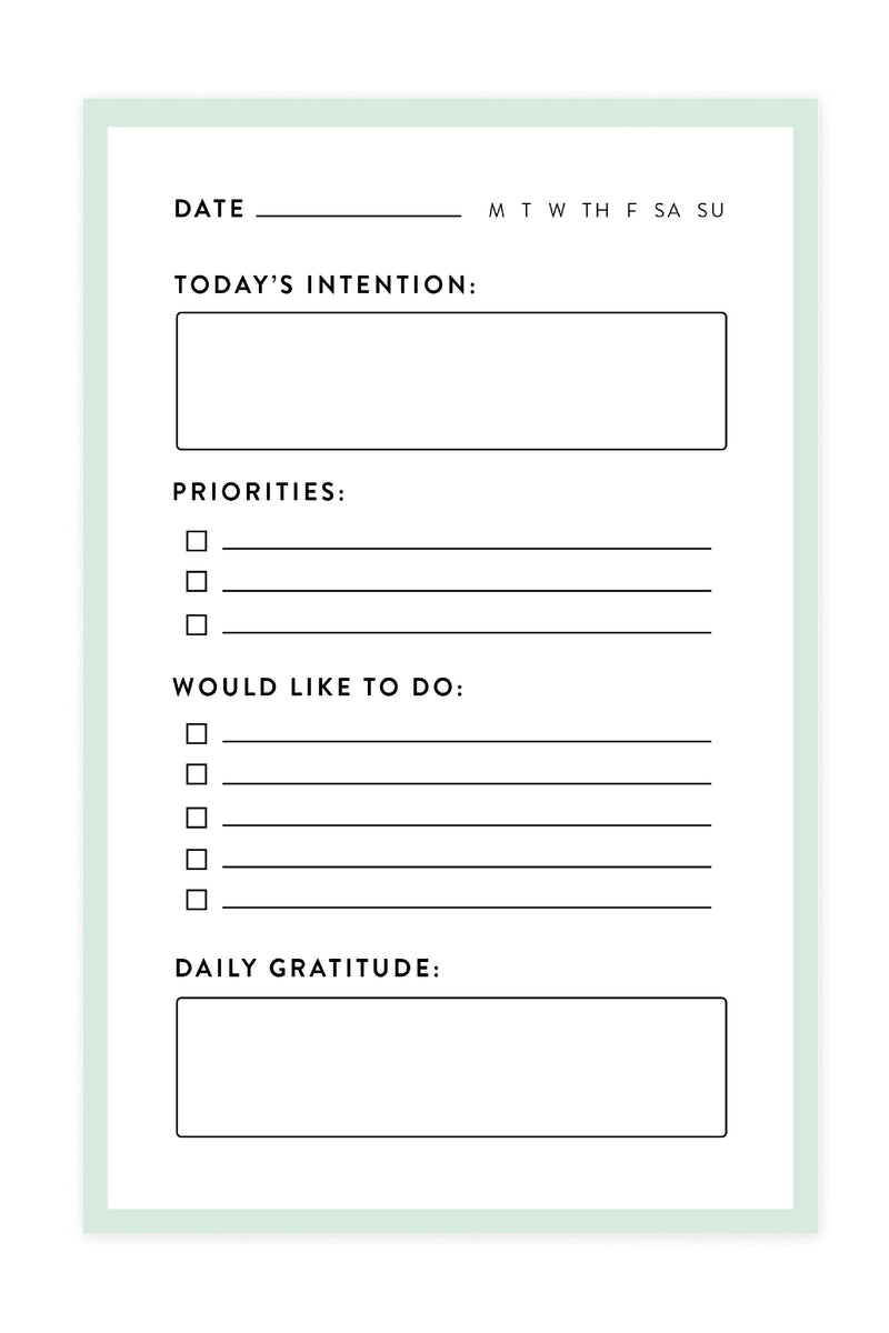 Daily Planner Notepad – Joy Paper Co.