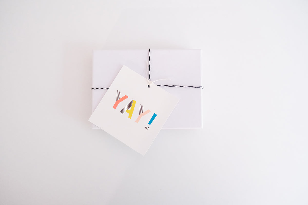 YAY Gift Tag (Set of 8) – Joy Paper Co.